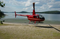 C-FHUG lake | Aerial Recon Ltd | Robinson Helicopter Dealer